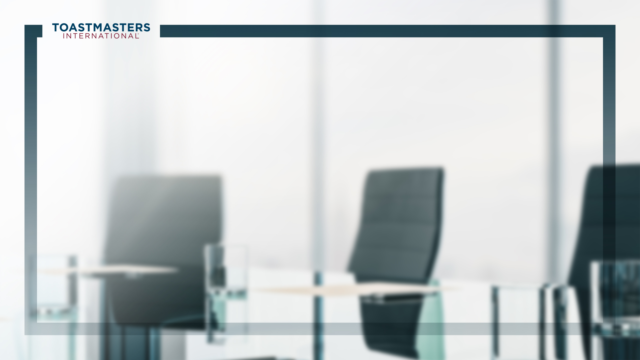 Member Resources – Key City Toastmasters